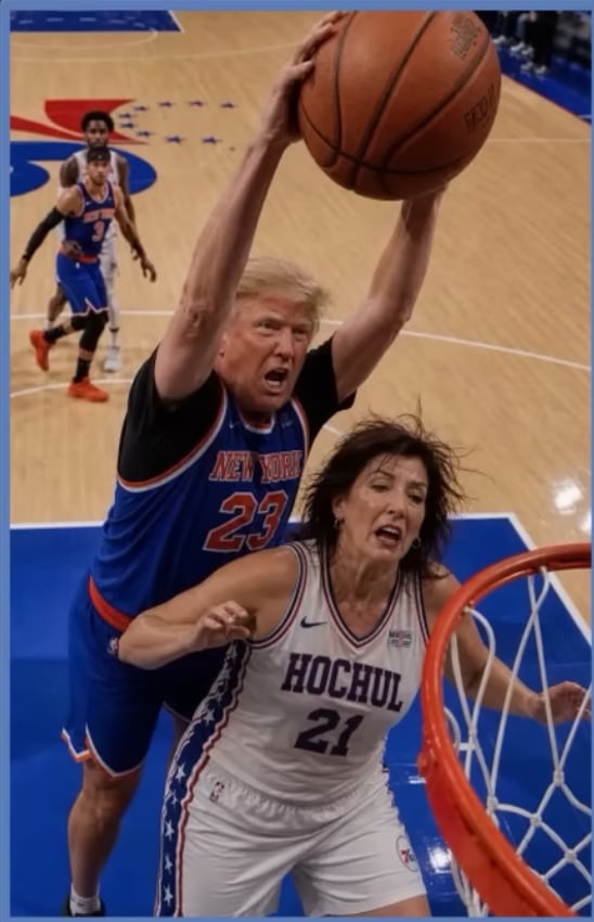 Kimmel reveals what’s behind Trump’s Knicks game plan