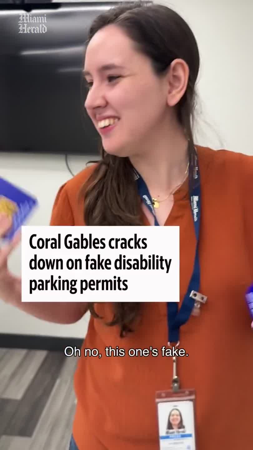 Coral Gables cracks down on fake disability parking permits