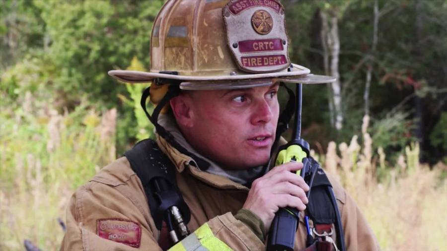 Walker fire chief honored during West Michigan Whitecaps game Friday