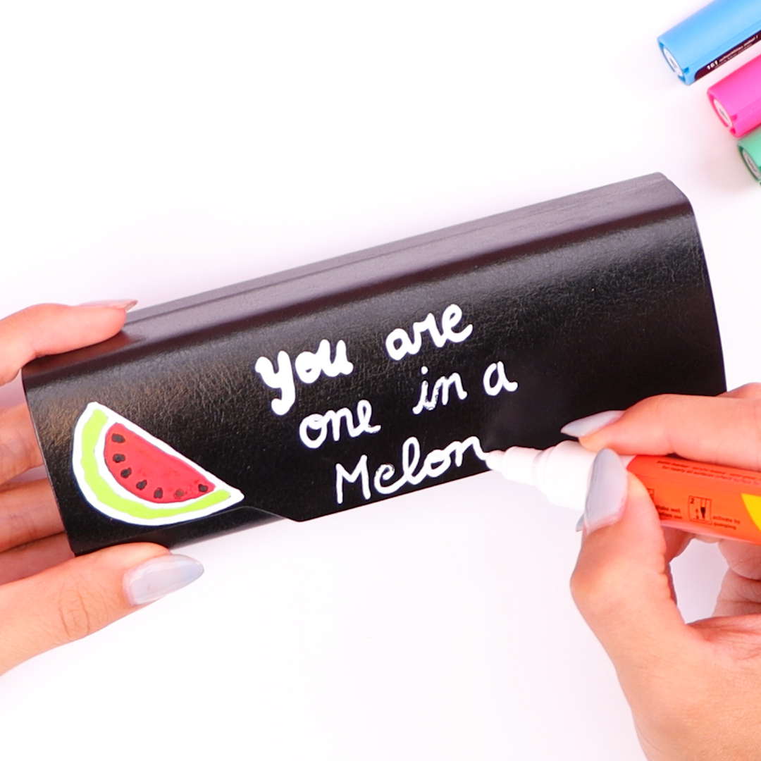 Custom DIY chashma case design idea! 🖌️👓