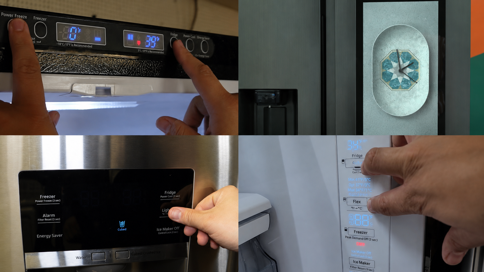 How to force defrost 4 different Samsung refrigerators