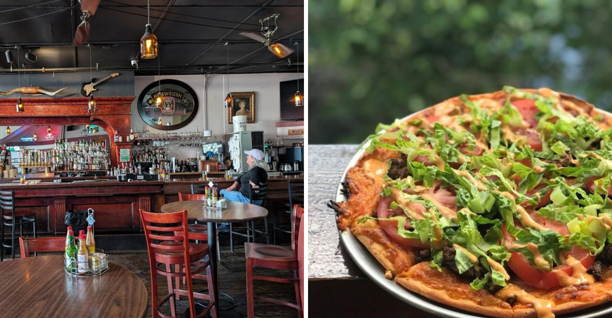 Housed in Oregon’s oldest building, this eatery serves salmon steaks ...