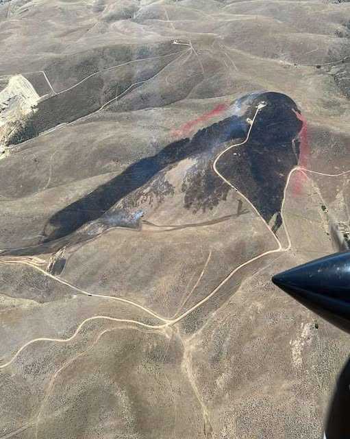 Metz Fire burns 69 acres east of Greenfield as firefighters stop ...