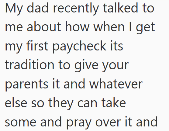Dad pressures teenage son to give him his first $600 paycheck because ...