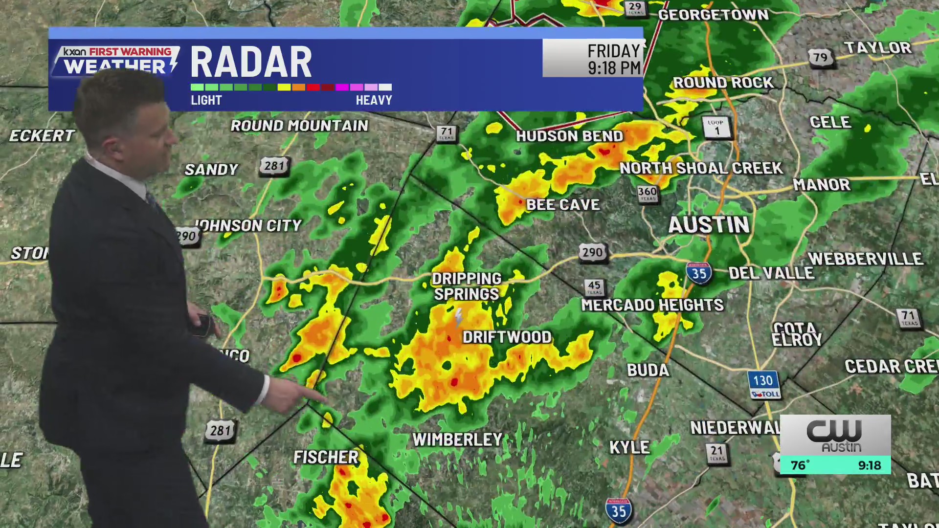 Downpours and storms gradually weaken overnight | KXAN forecast (June 5)