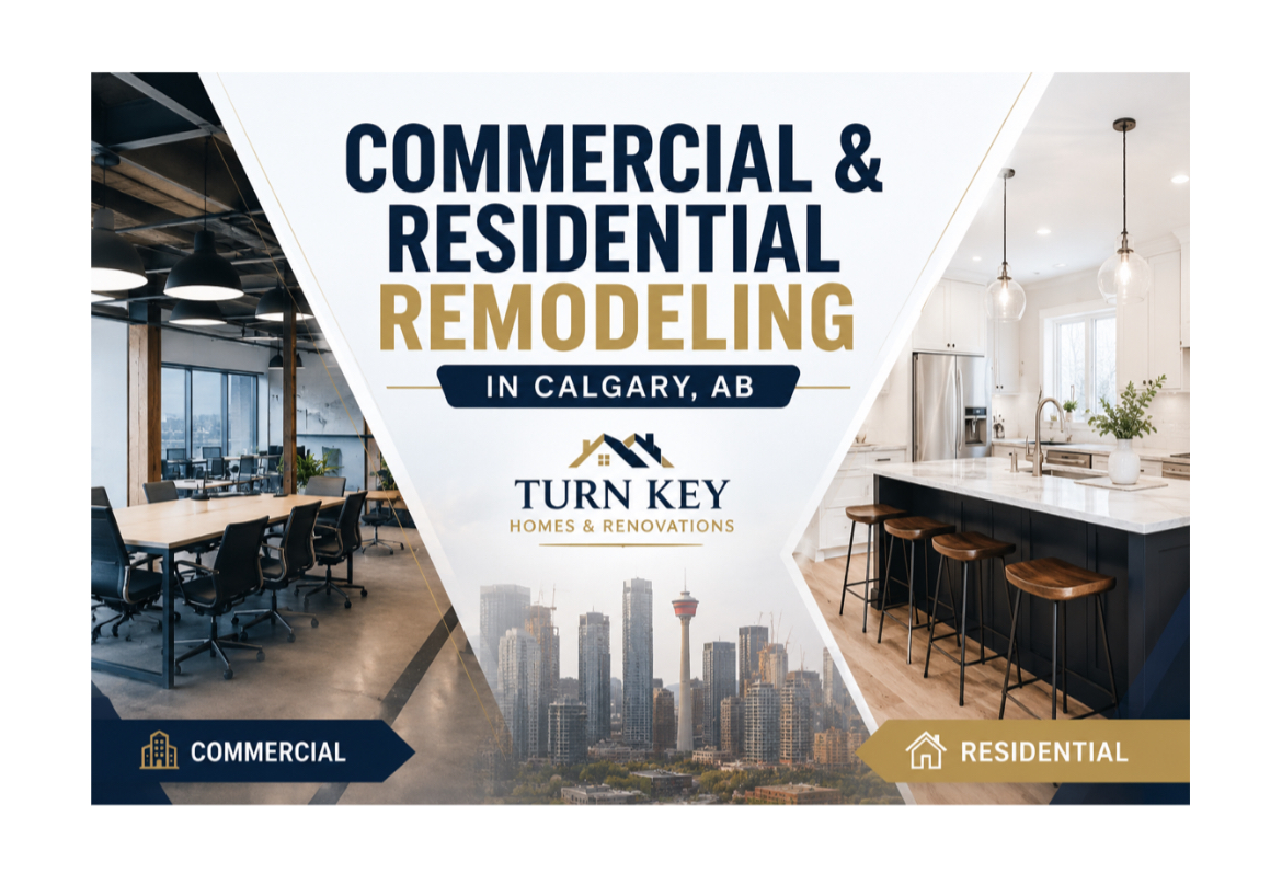 Commercial and residential remodeling in Calgary, AB | Turn Key Homes ...