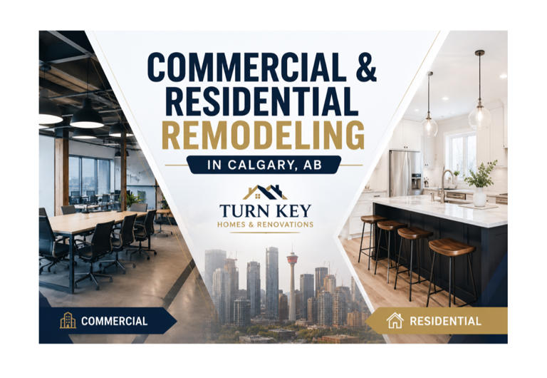 Commercial and residential remodeling in Calgary, AB | Turn Key Homes ...