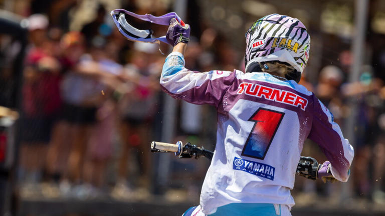 Lachlan Turner overcomes mistake to win the first moto of 2026 WMX Series