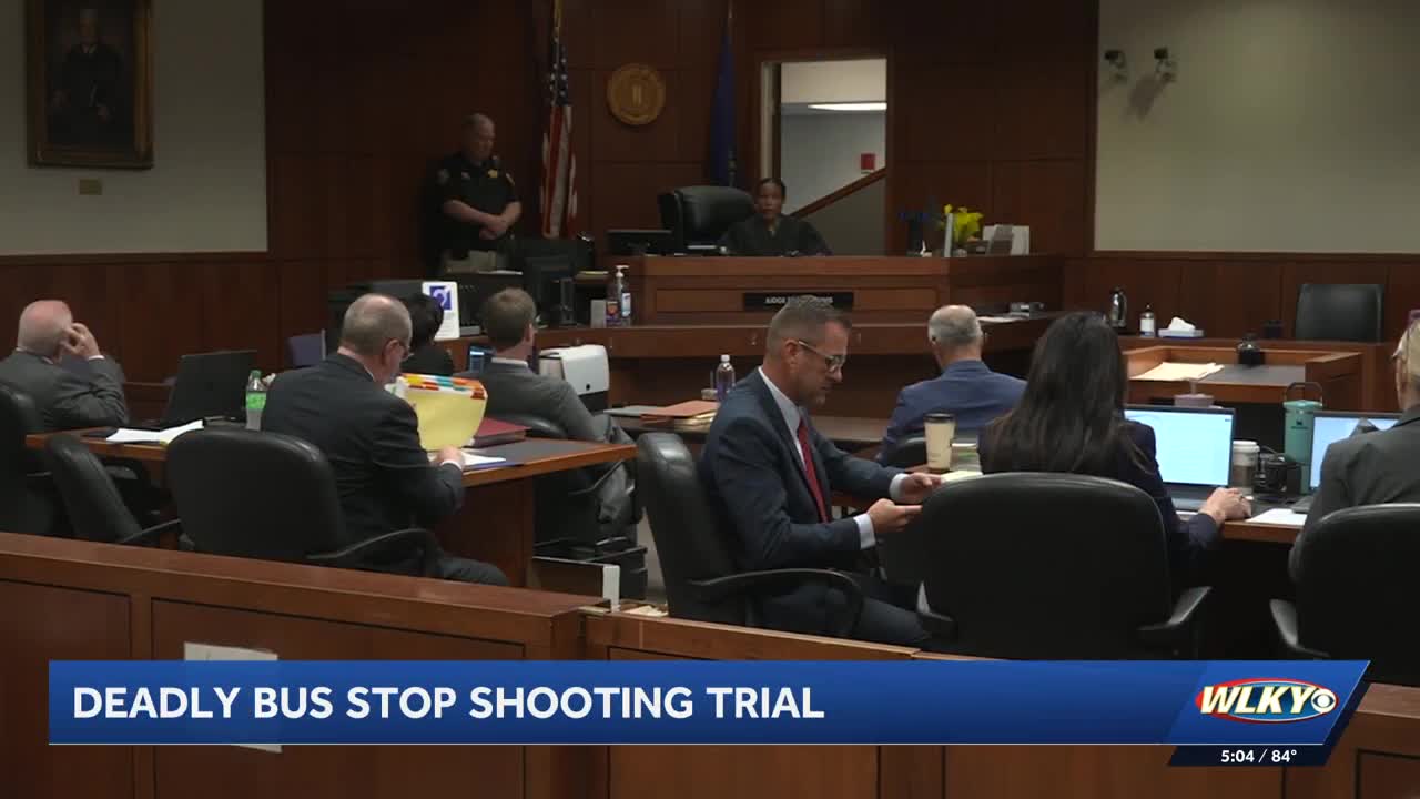 Prosecutors presenting case in trial of deadly Louisville bus stop shooting