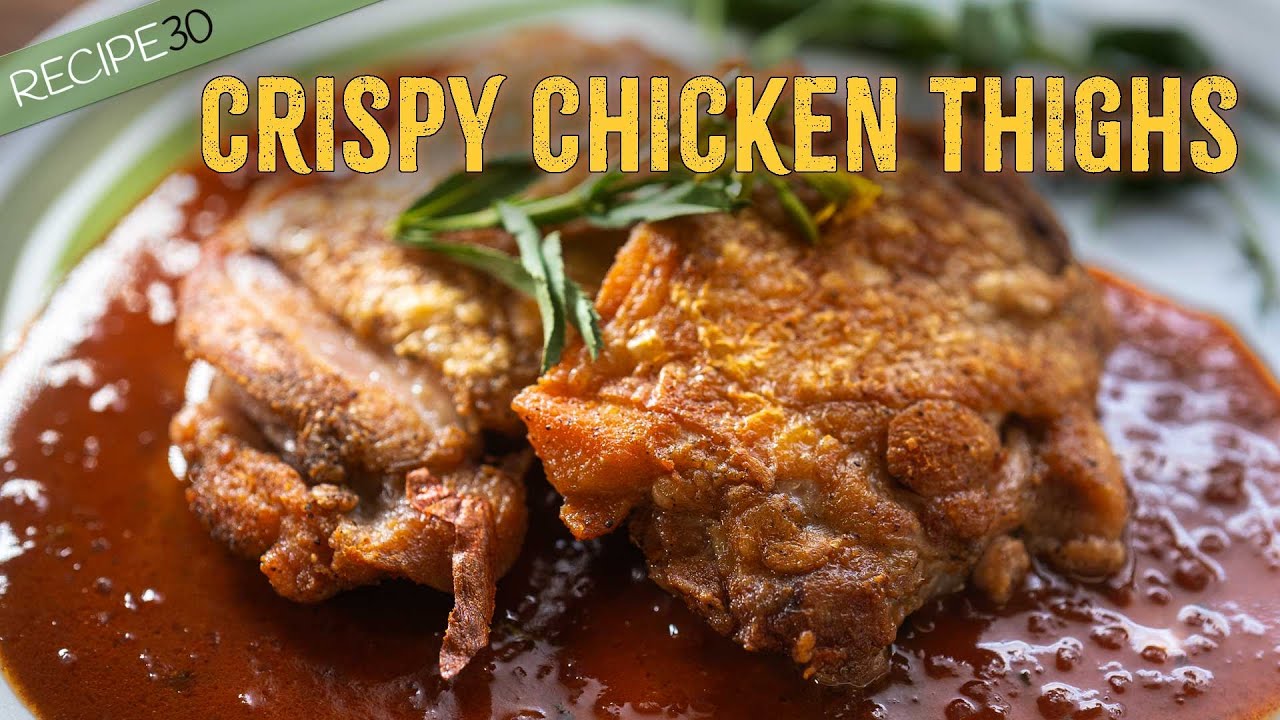 Perfectly crispy chicken thighs made easy