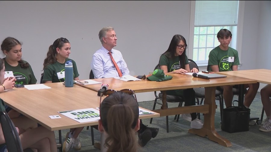 Connecticut officials join Newtown roundtable on gun violence