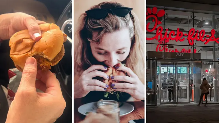 Wichita woman takes first bite of Chick-fil-A sandwich. Then she opens ...