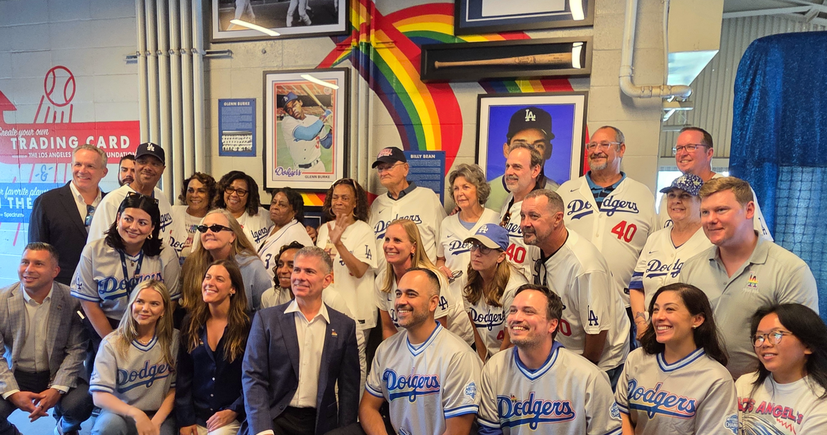 Dodgers unveil permanent stadium memorial honoring gay players Glenn ...