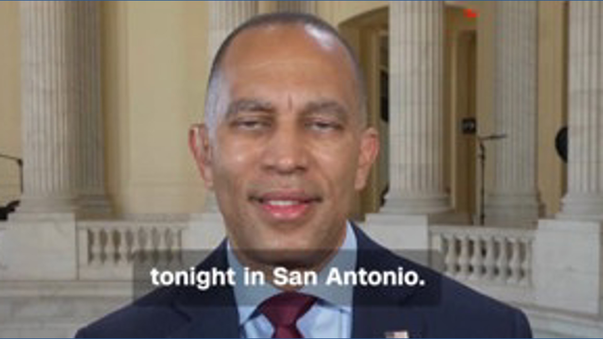 Hakeem Jeffries reacts to Trump's NBA plan