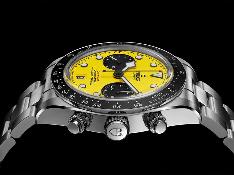 Bold yellow dials return with the Tudor Black Bay Chrono “Bumblebee”