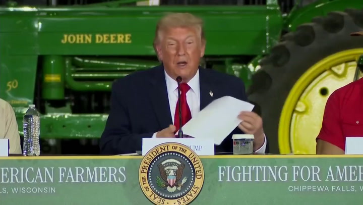 Donald Trump travels to Wisconsin to brag about DC pool renovation