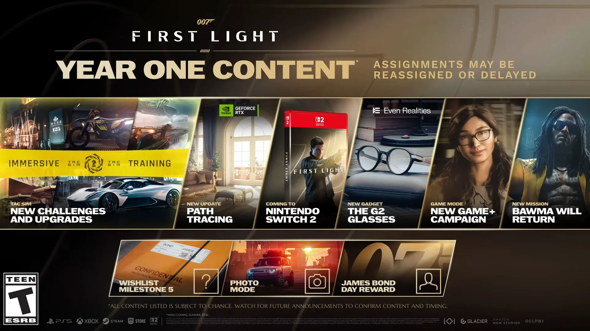 007 first light reveals year one plans, tops 2.7M sold