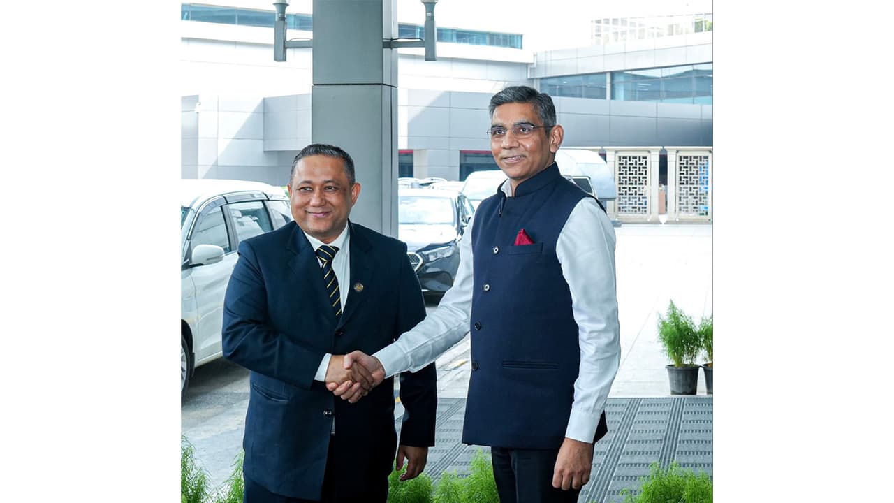 Shisir Khanal meets NSA Ajit Doval to strengthen Nepal-India ties