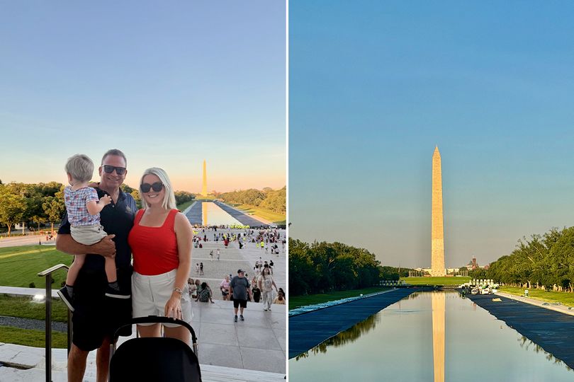 Karoline Leavitt posts family trip to Washington Monument and praises ...