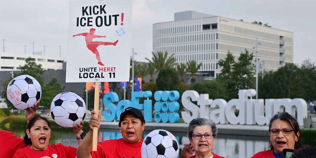 Stadium workers authorize strike ahead of the World Cup