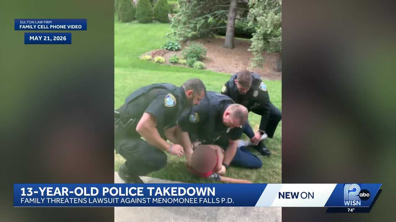 Menomonee Falls police accused of excessive force in arrest of 13-year ...