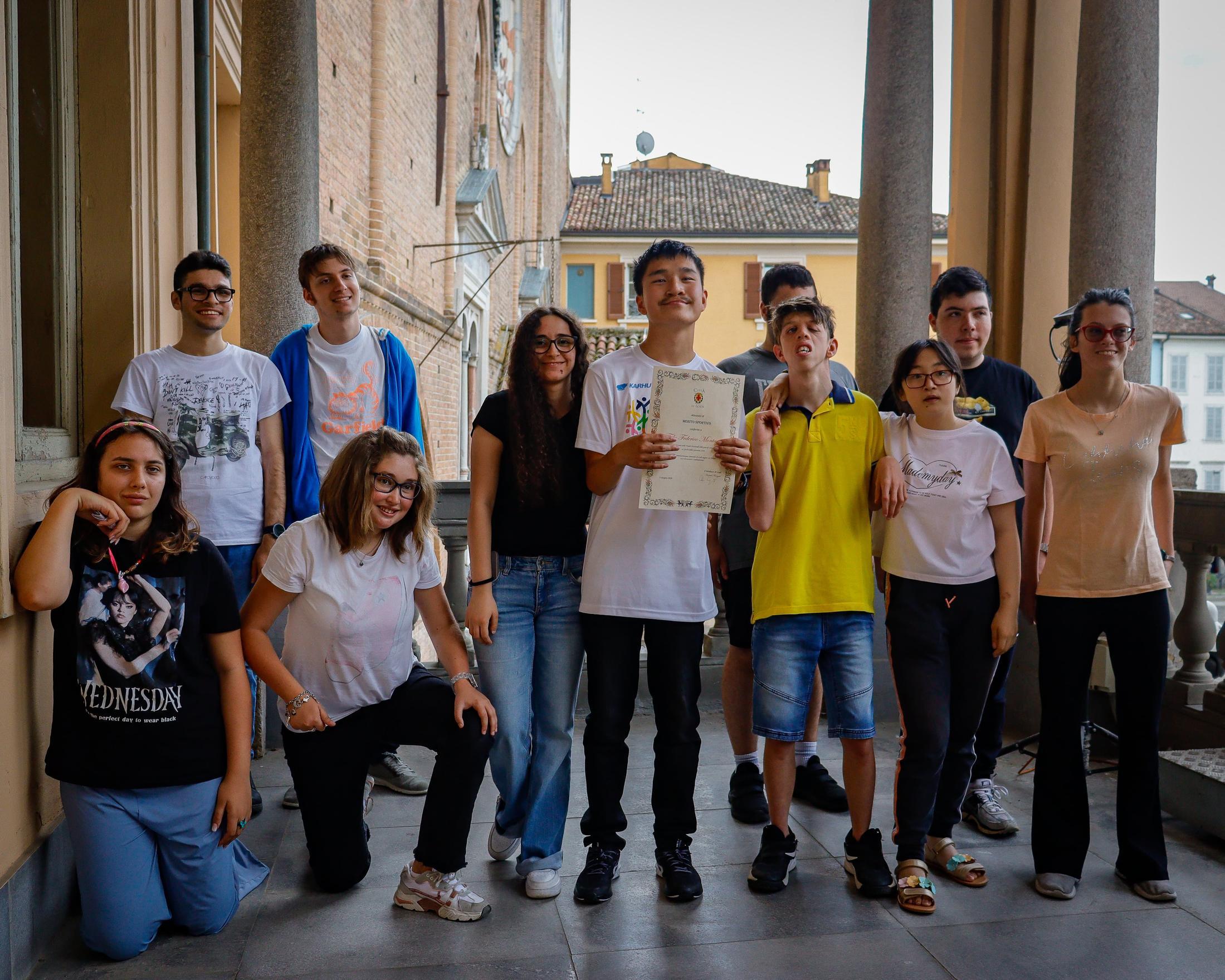 Giochi della gioventù. La tenacia di Federico: applausi al Broletto