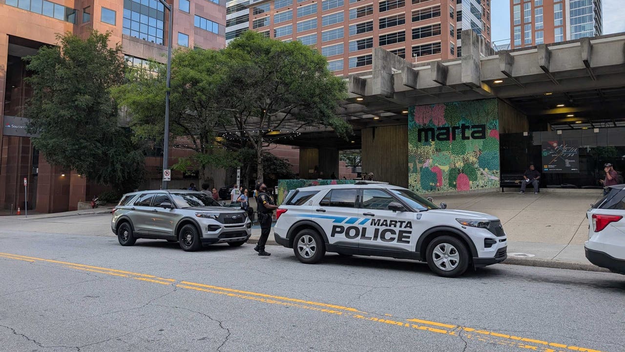 Atlanta transit disrupted as police surround Midtown MARTA station