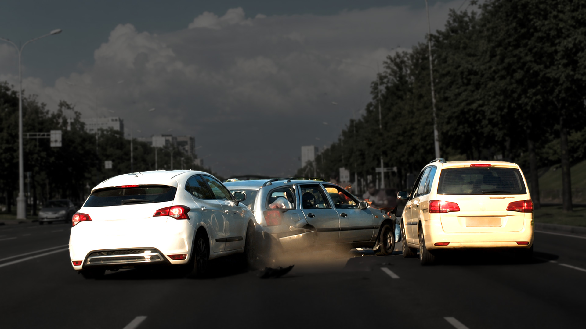 Crash caught on camera