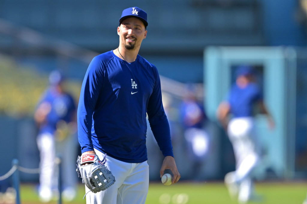 Dodgers’ Blake Snell throws for first time since elbow surgery
