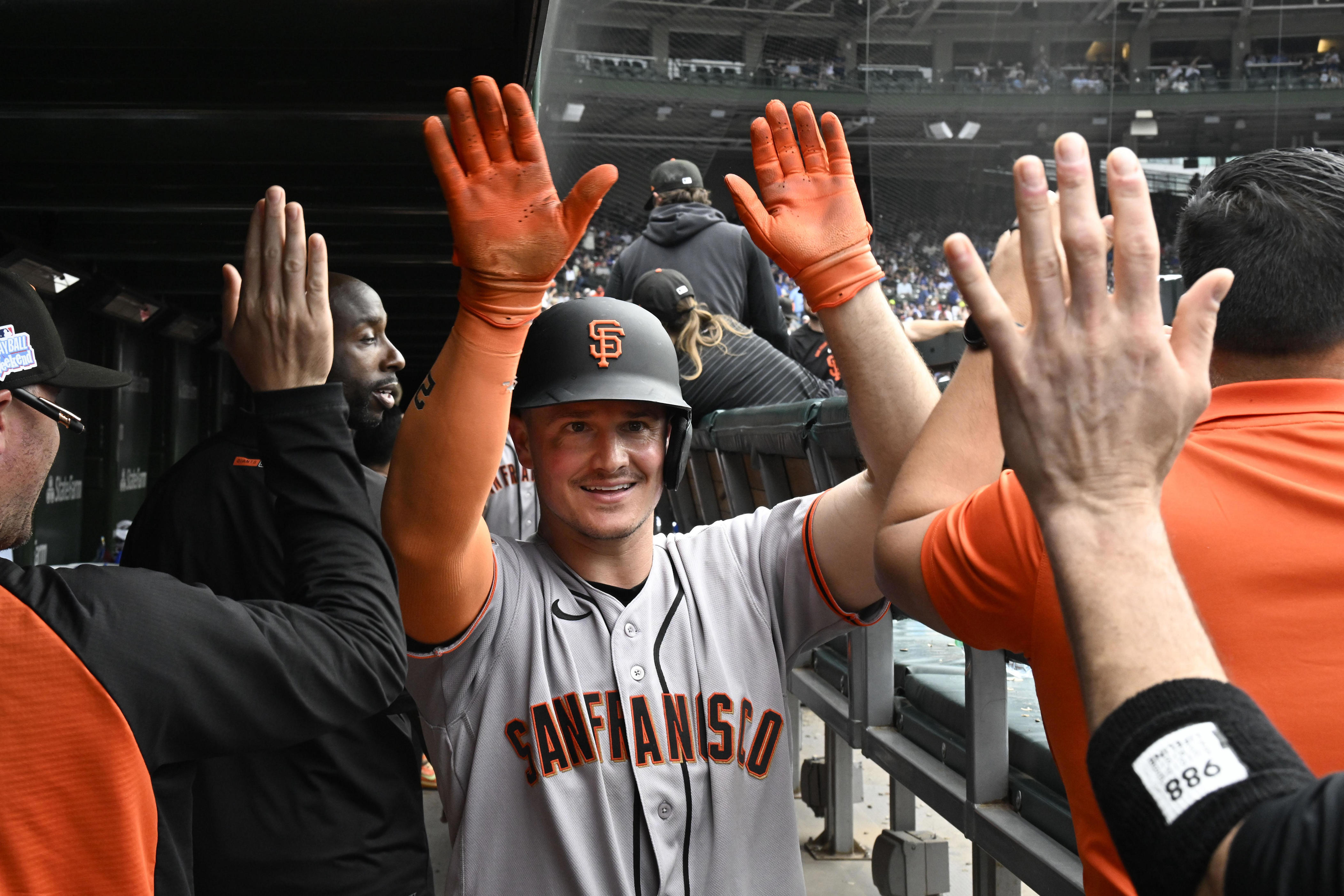 Raise your hands if you hit two homers today!