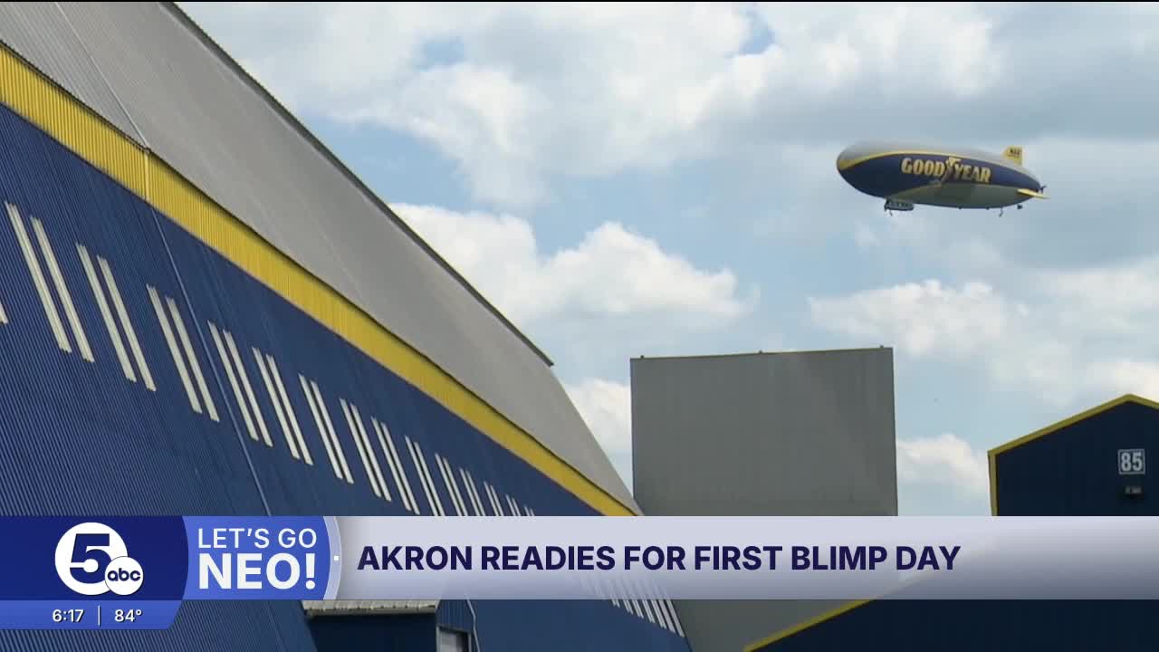 Akron celebrates first Blimp Day as Goodyear marks 101 years of flight