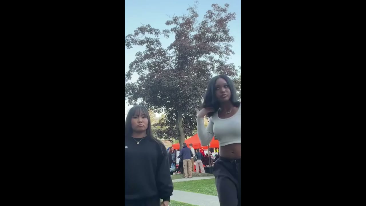 Creep photobombs girls’ dance video with Nazi salute