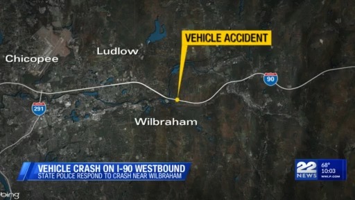 Crash on Mass Pike in Wilbraham causes traffic delays