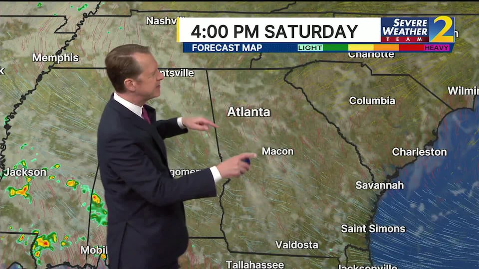 Mostly sunny start to your weekend