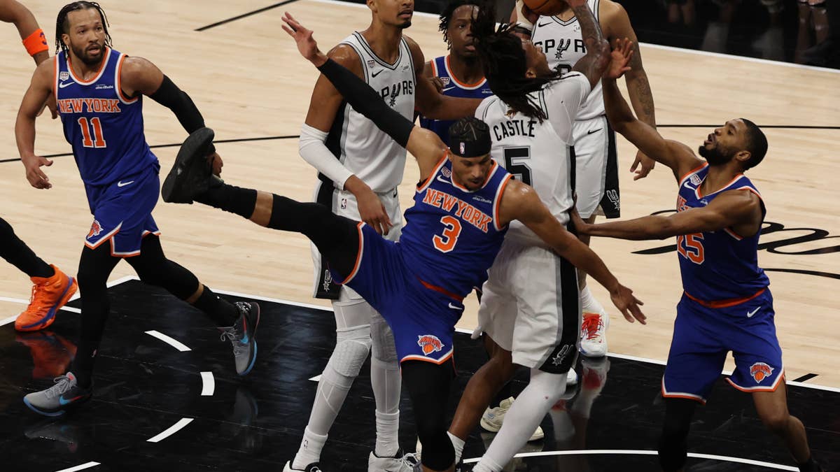 NBA fans accused refs of rigging Game 2 for Knicks vs. Spurs