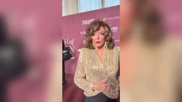 Joan Collins reveals secret to feeling empowered even at her lowest