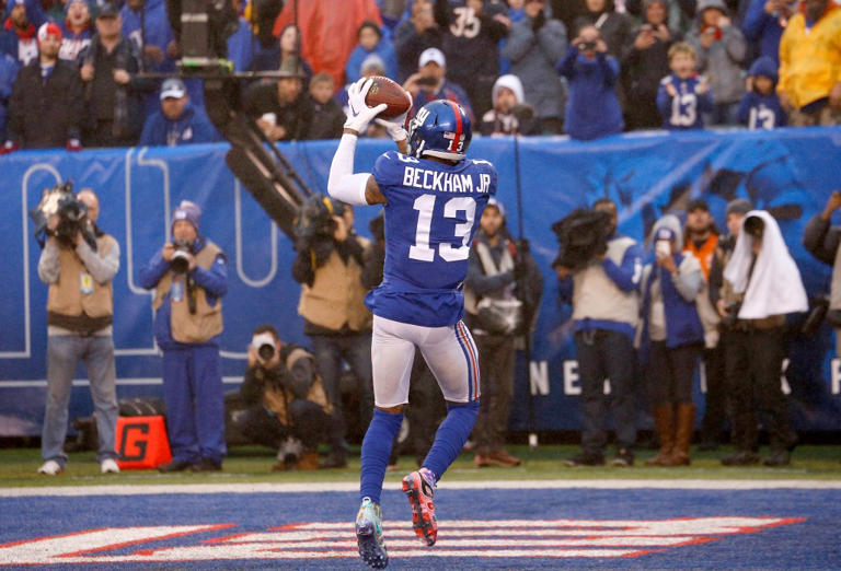 Odell Beckham Jr. wastes no time back in New York, takes entire ...