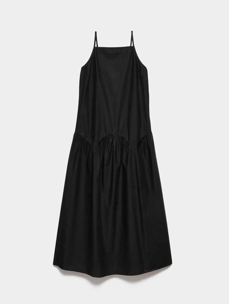 Drop-waist dresses are still trending for summer - M&S’s £30 black ...