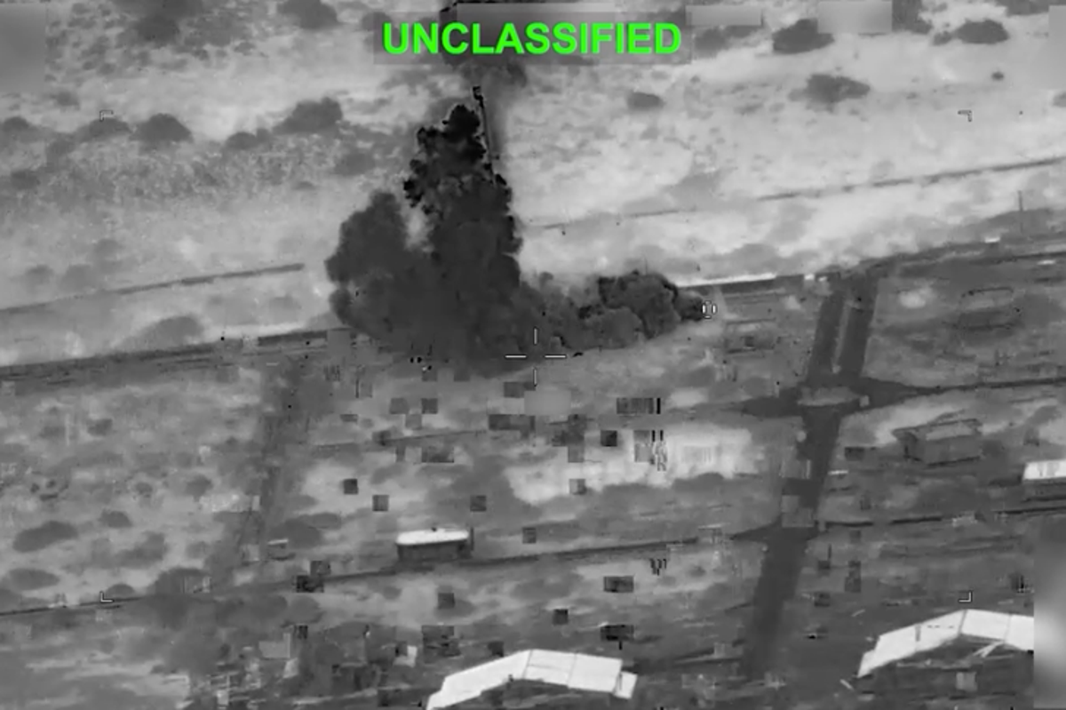 US military says drones and missiles launched by Iran intercepted