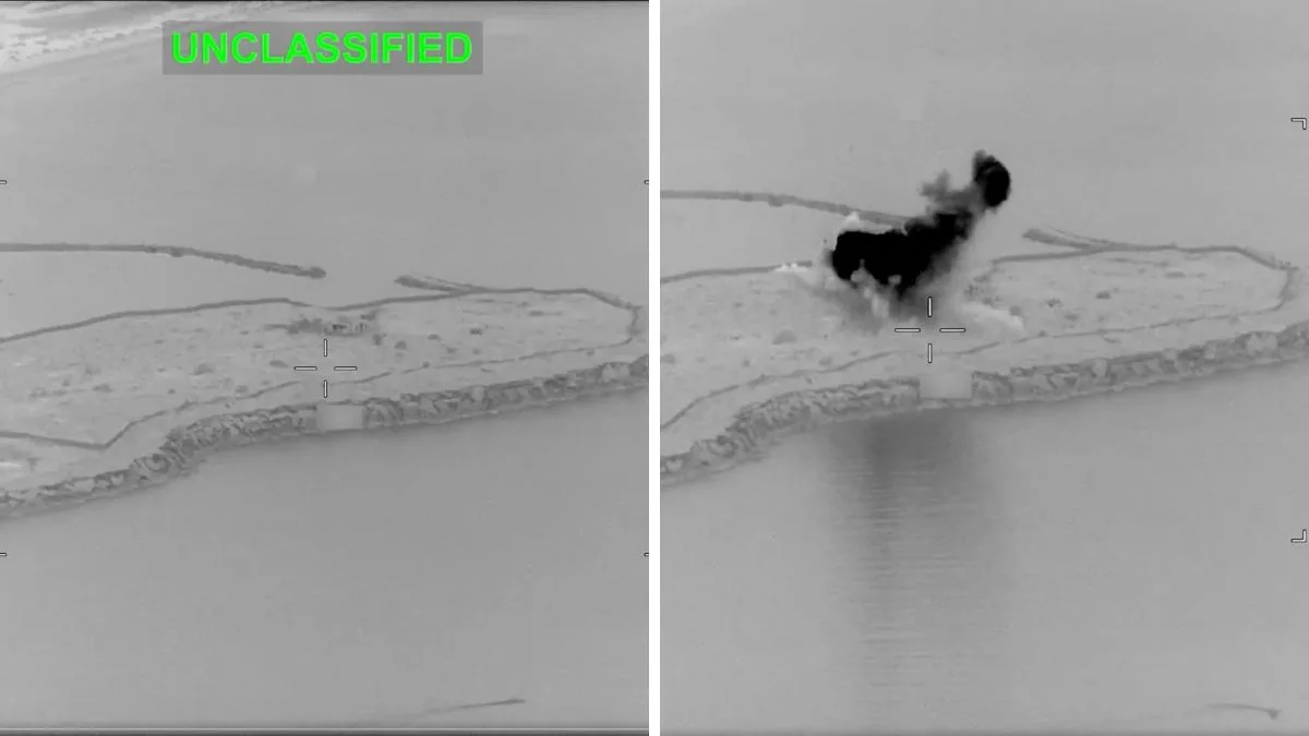 Watch: US military video captures strikes on key Iranian surveillance ...