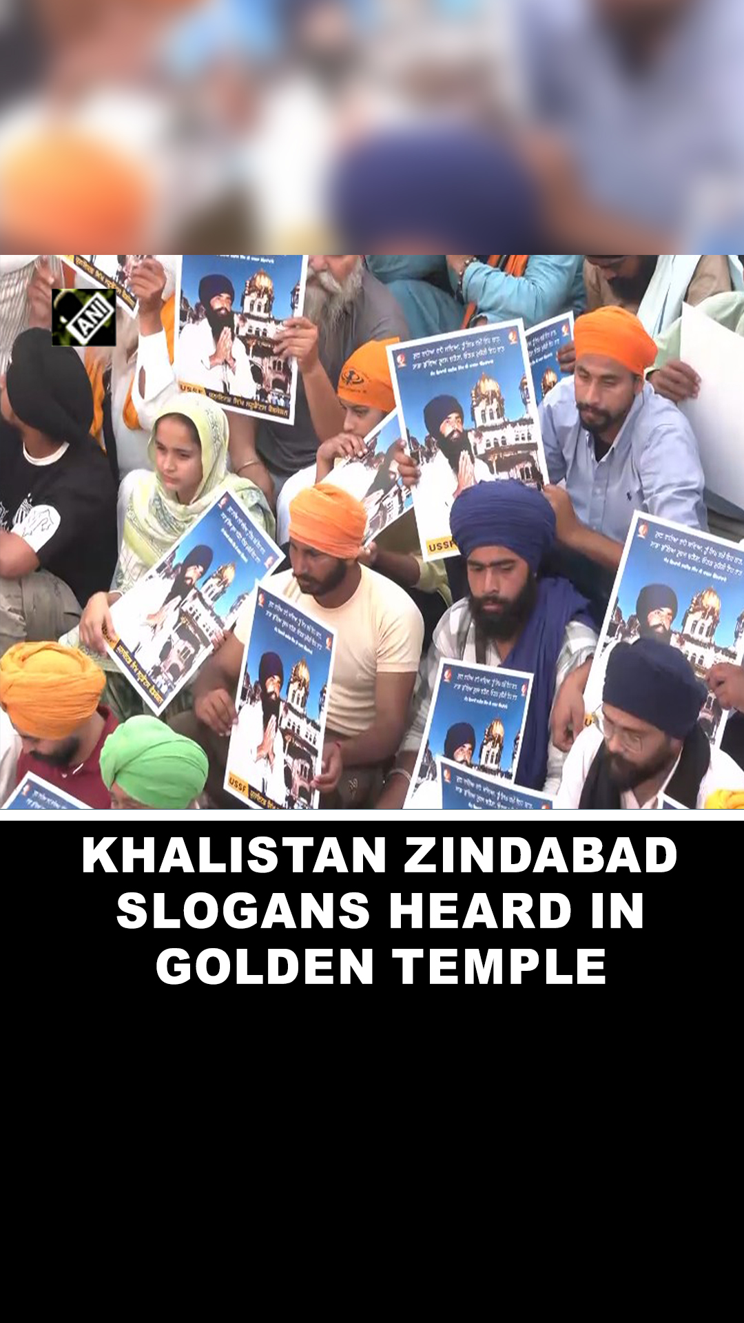 'Khalistan Zindabad' slogans heard, Bhindranwale's posters distributed ...