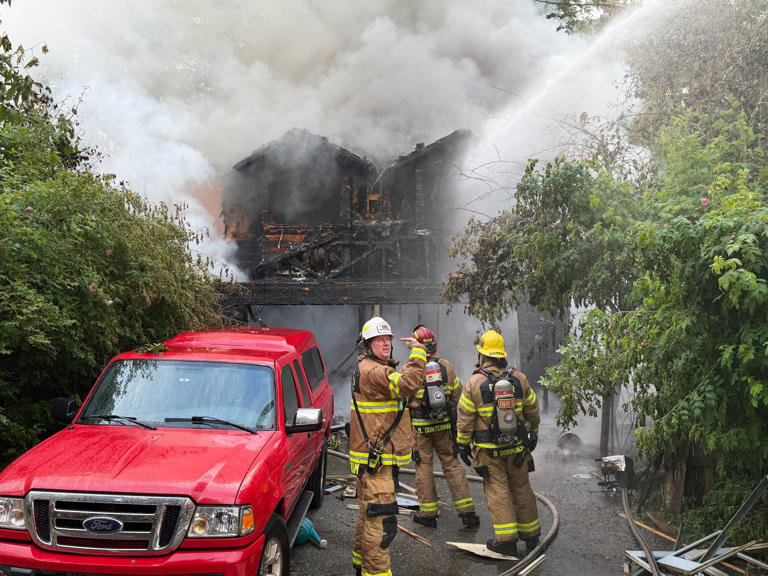 One person found dead after loud explosion and fire at Lake Stevens home