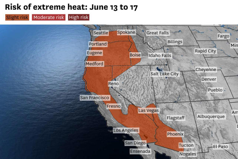 California is about to see a weather whiplash from rain to extreme heat