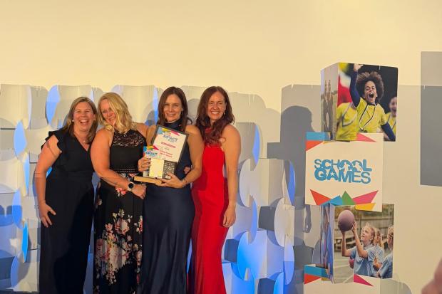 School fitness programme wins prestigious industry award