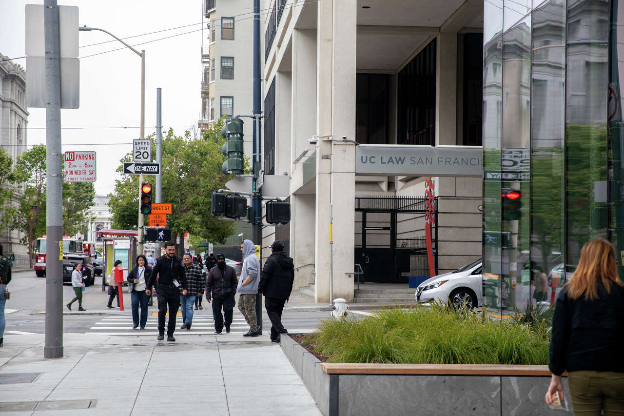 Urban Alchemy worker's neck grazed by BB gun pellet at UC Law San Francisco