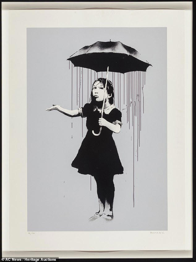 Two original Banksy artworks owned by Friends star Matthew Perry sell ...