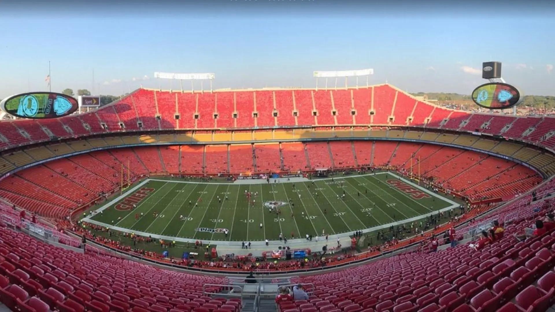 Así es el Arrowhead Stadium de Kansas City, uno de los estadios más ...