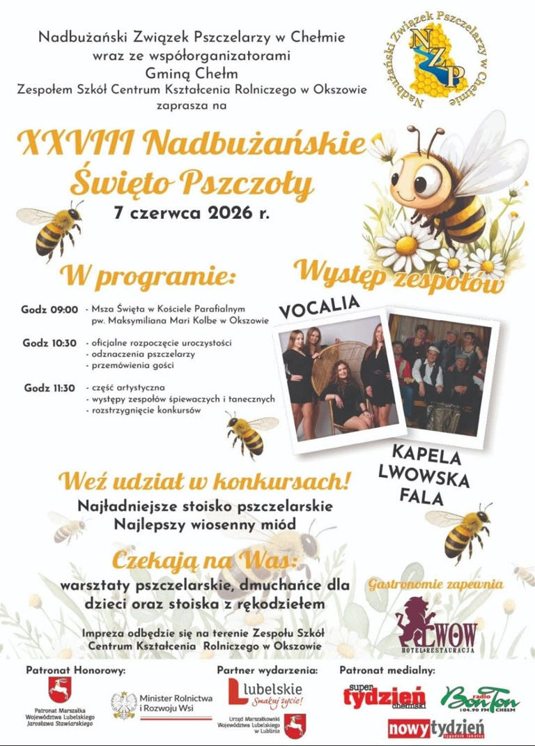 Nadbużańskie Święto Pszczoły po raz 28. zagości w Okszowie