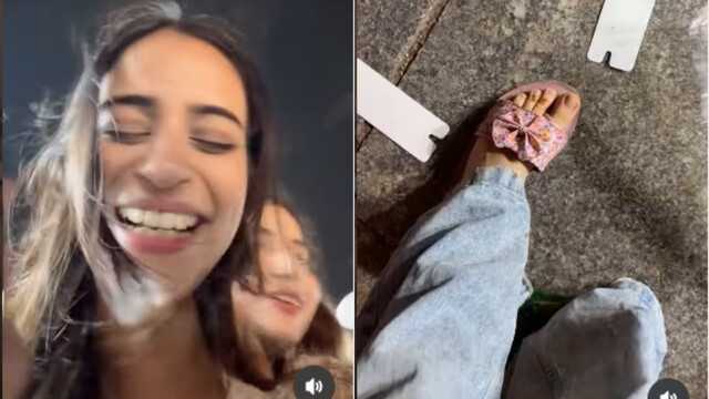 With paan spat on her foot, influencer swears off Charminar