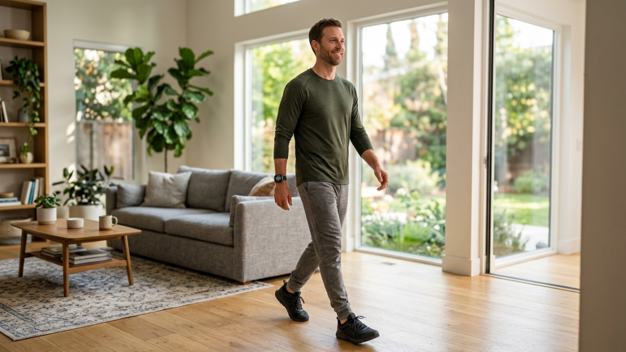 How to sneak in 10,000 steps a day without leaving the house